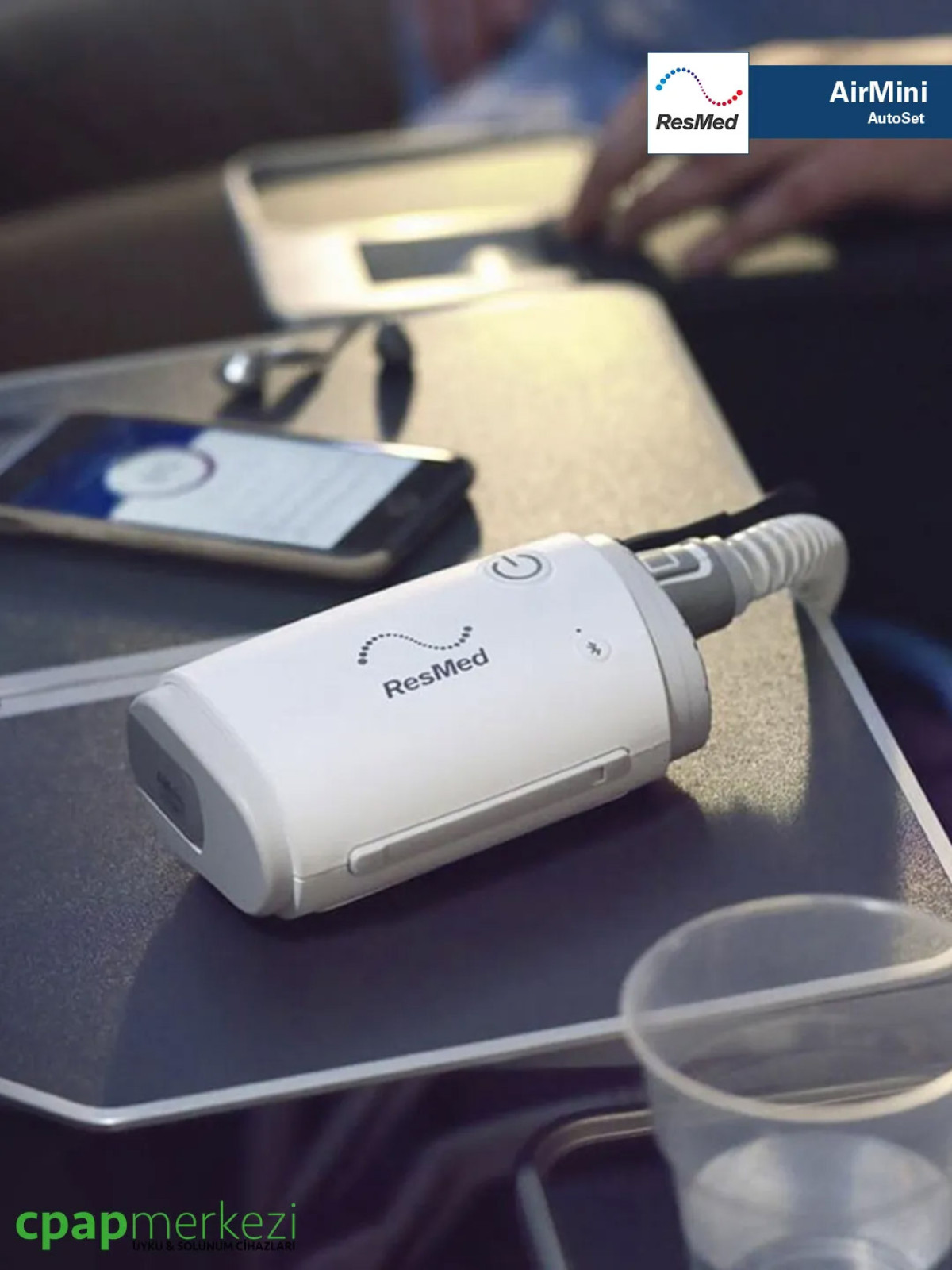 ResMed AirMini AutoSet Otomatik CPAP Cihazı - CPF17LX3708