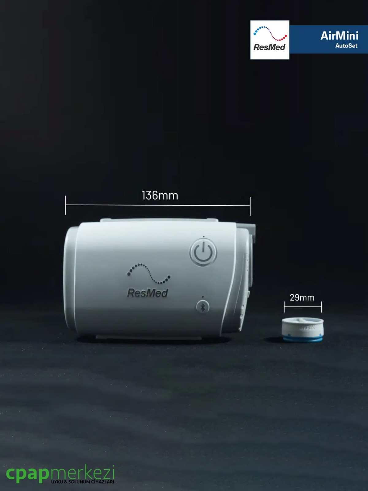 ResMed AirMini AutoSet Otomatik CPAP Cihazı - CPF17LX3708