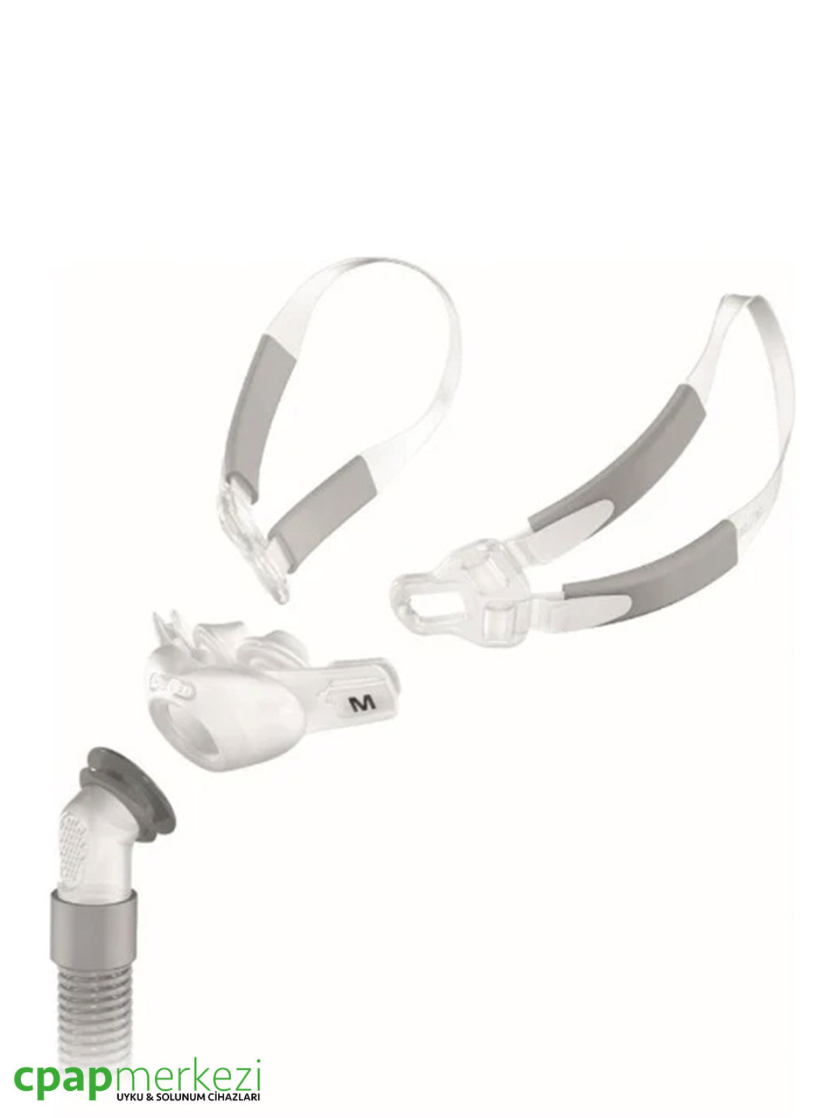ResMed Swift FX Bella Gray Burun Yastıkçığı CPAP Maskesi - 61568
