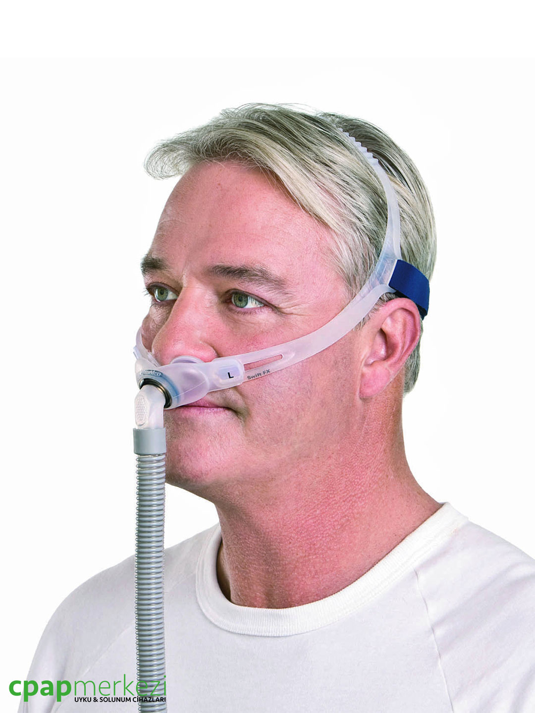 ResMed Swift FX Bella Gray Burun Yastıkçığı CPAP Maskesi - 61568